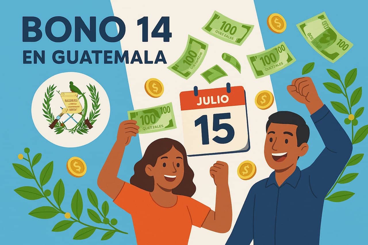 Bono 14 Guatemala 2025: fechas de pago y cálculo paso a paso